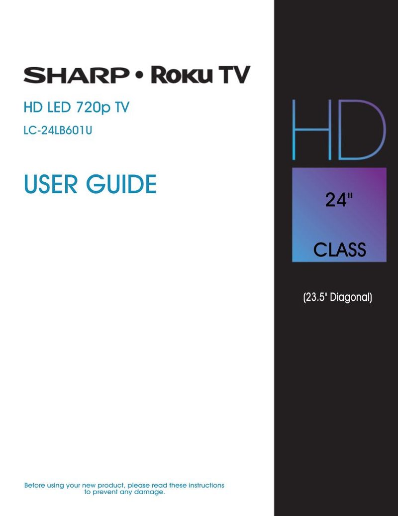 Sharp LC-24LB601U TV Operating Manual – Manuali