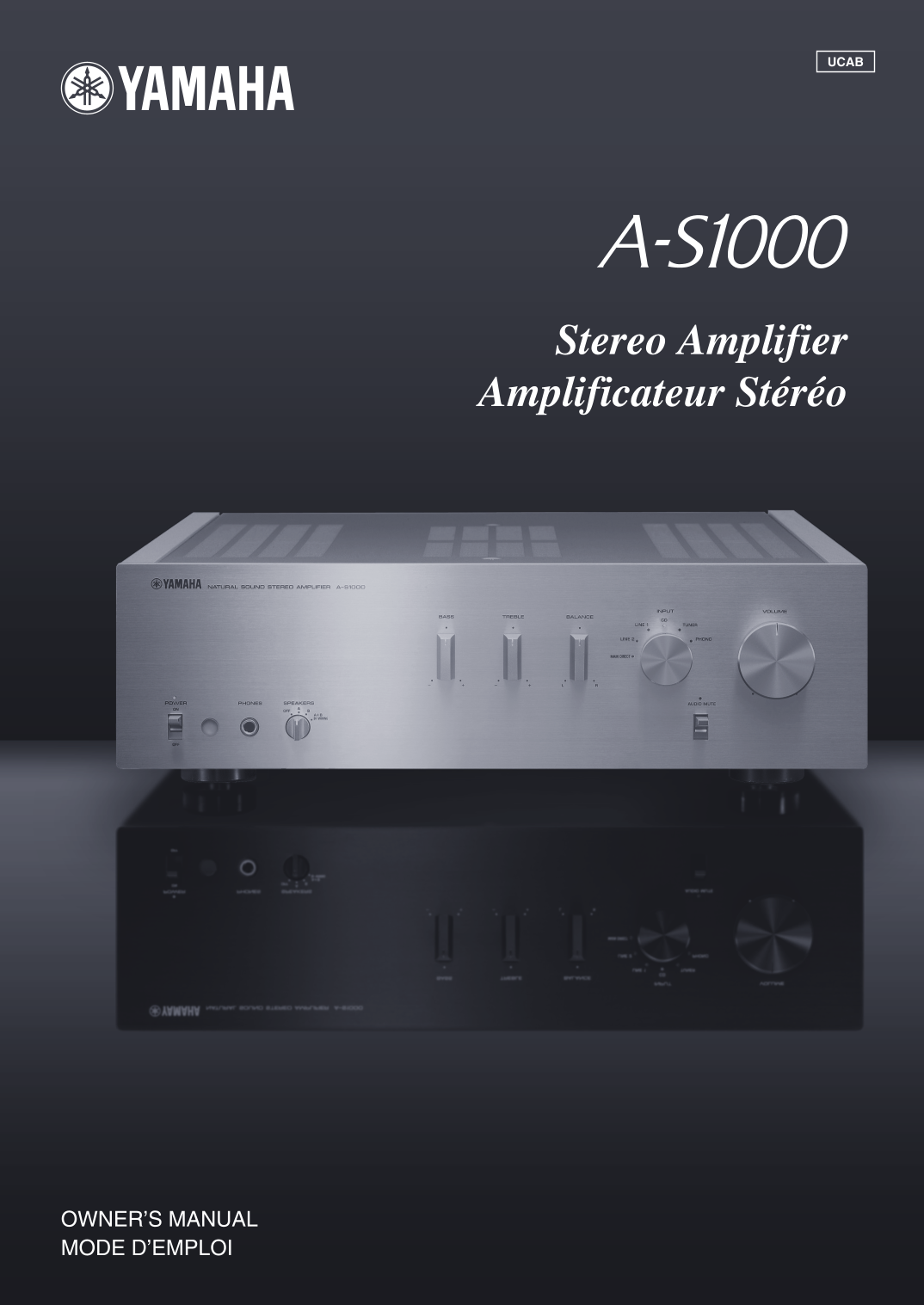 Yamaha A-S1000 Amplifier Owner's/ User Manual (Pages: 32) – Manuali