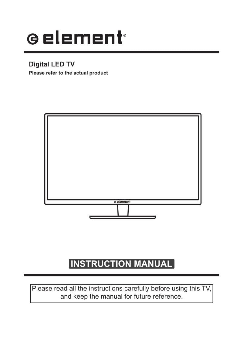 Element ELEFW328 TV Operating Manual – Manuali