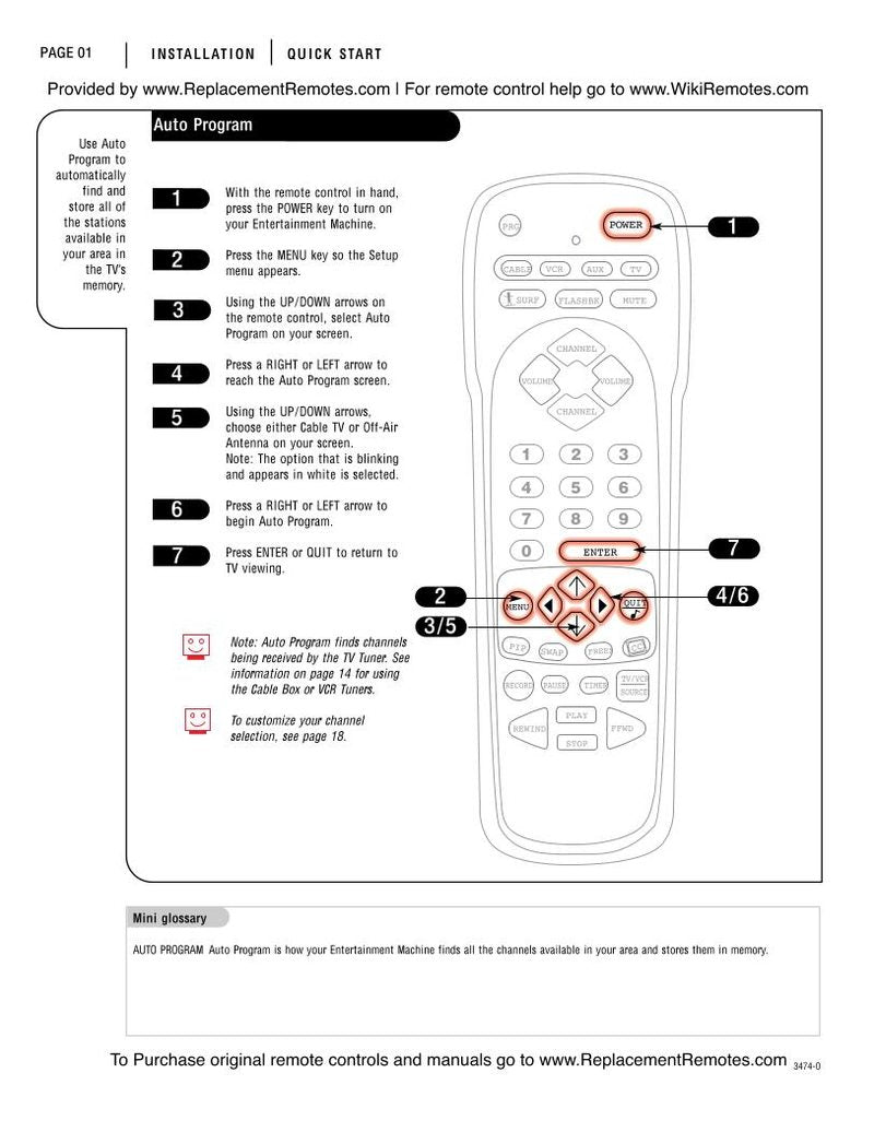 Zenith MBR3457 Codes and Instructions TV Operating Manual – Manuali