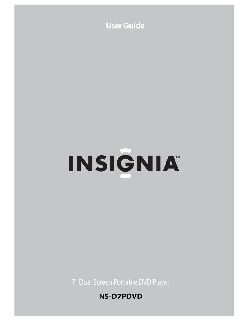 Insignia NSD7PDVD TV/DVD Combo Operating Manual – Manuali