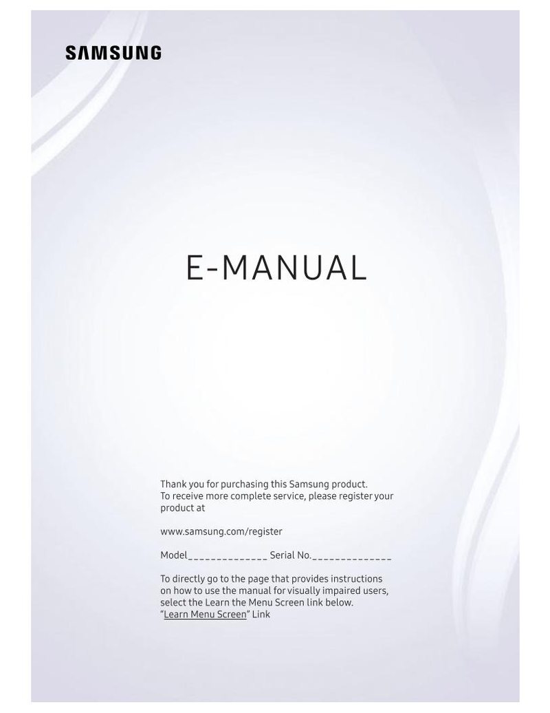 Samsung UN40MU6300FXZA UN43MU6300FXZA UN50MU6300FXZA TV Operating Manu ...