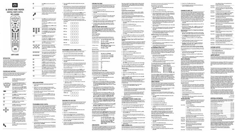 One For All URC8810OM Universal Remote Control Operating Manual – Manuali