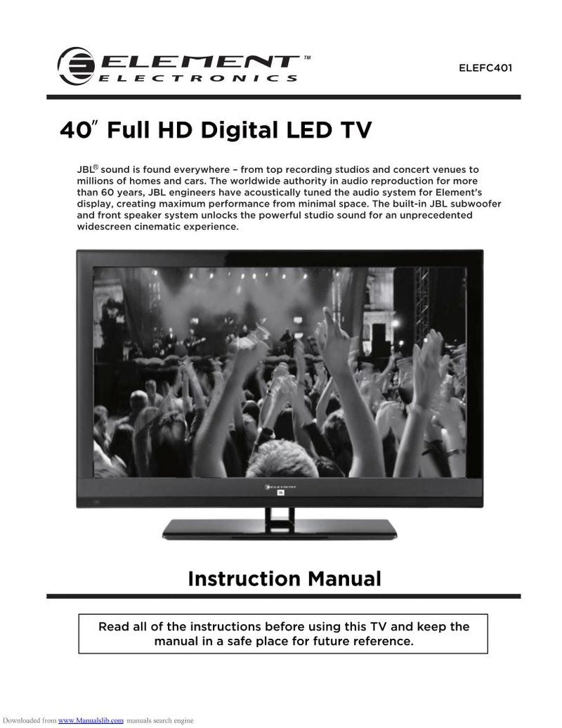 Element ELEFC401 TV Operating Manual – Manuali