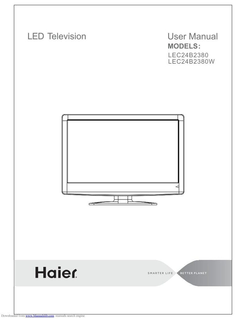 Haier lec24 b 2380 TV Operating Manual – Manuali